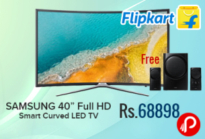 SAMSUNG 40” Full HD Smart Curved LED TV Just Rs.68898 - Flipkart