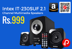 Intex IT-230SUF 2.1 Channel Multimedia Speakers at Rs.999